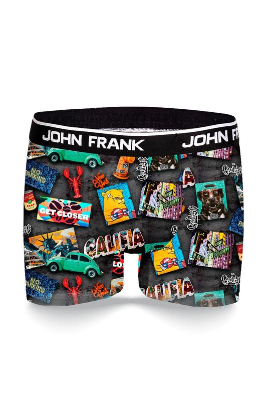 Трусы мужские разноцветные john frank jfbd343-mural — цена 599 грн в ...