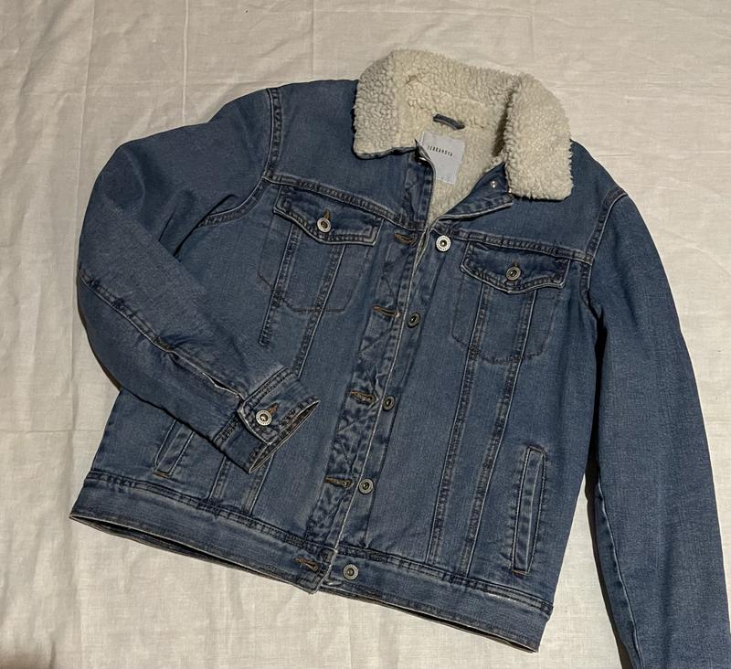 Утеплена джинсовці — ціна 570 грн у каталозі Куртки Купити жіночі речі за доступною ціною на