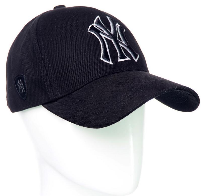 Черная мужская кепка бейсболка new york yankees нью йорк мужская ...