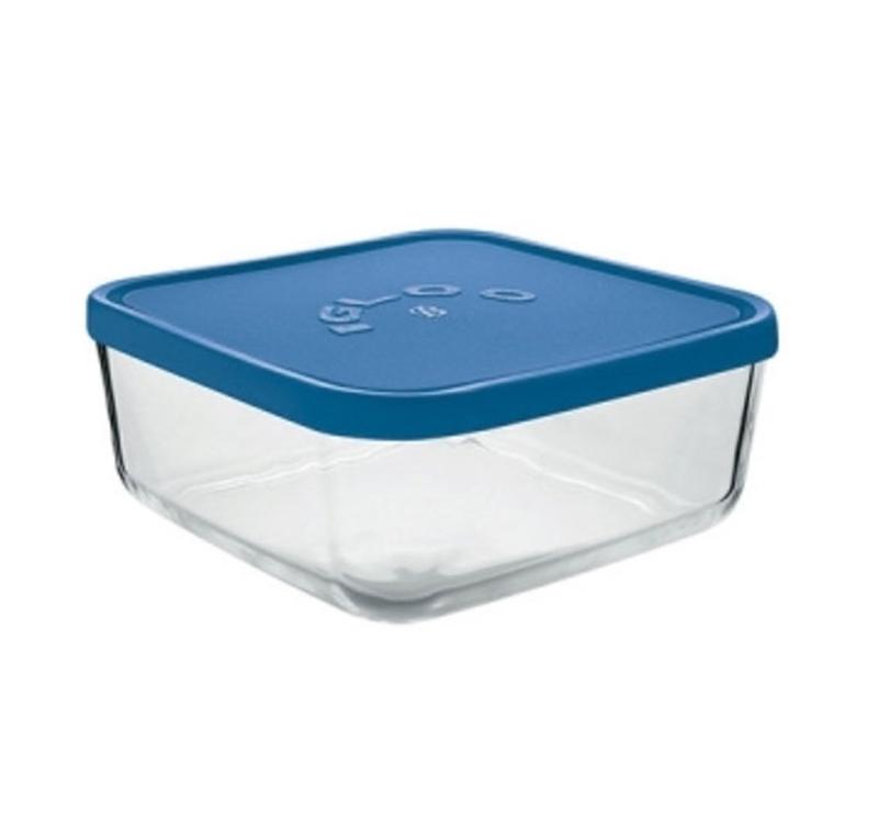 Лоток стеклянный для еды igloo quadro borgonovo квадратный 220x220х90 ...