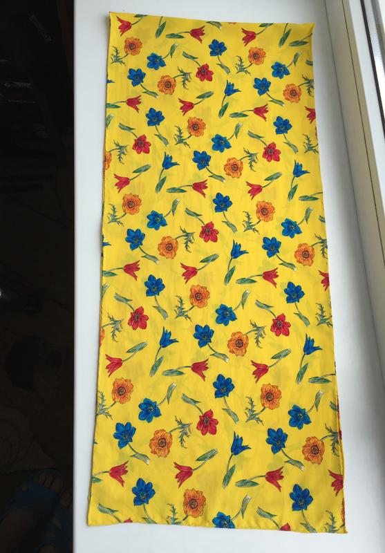 Шовковий хустку 100 шовк квітковий принт шовк шов роуль в стилі Fabric Frontline Zurich