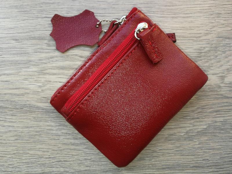 Кошелёк мини кожаный красный — цена 400 грн в каталоге Кошельки Купить аксессуары по доступной