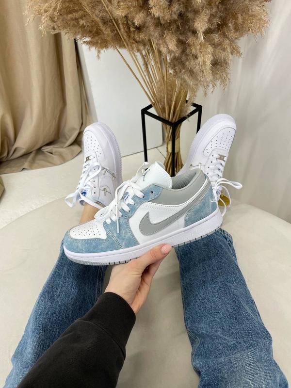 Nike air jordan найк аир джордан низкие джорданы синие кроссовки найк ...