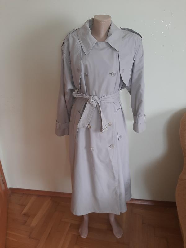 Вінтажний тренч — цена 480 грн в каталоге Плащи Купить женские вещи по доступной цене на Шафе