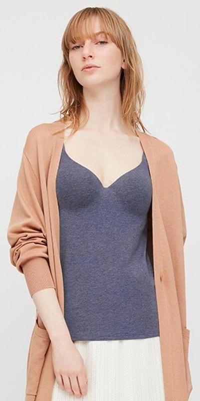 Майка з бра Uniqlo M — ціна 1350 грн у каталозі Майки Купити жіночі речі за доступною ціною на