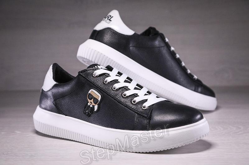 Мужские кожаные кроссовки karl lagerfeld ikonik 3d — цена 2100 грн в ...