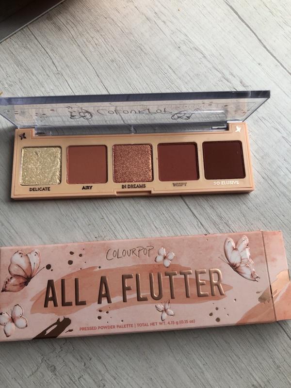 Шикарные пигментированые тени Colourpop All A Flutter — цена 350 грн в каталоге Тени для век