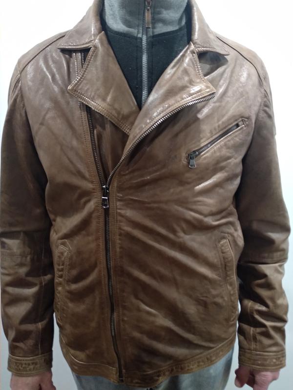 Чоловічий шкіряний бомбер, косуха he by mango — ціна 2500 грн у ...