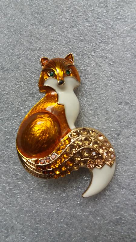 Брошка лисиця — ціна 68 грн у каталозі Брошки Купити аксесуари за доступною ціною на Шафі