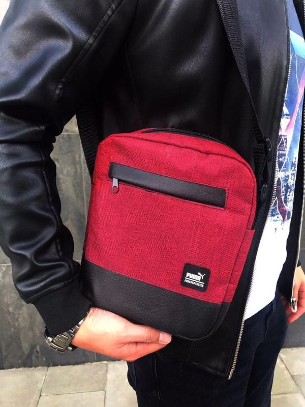 Барсетка сумка мужская красная — цена 420 грн в каталоге Барсетки Купить аксессуары по доступной