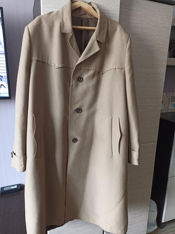 Ретро плащ винтаж на крупного мужчину — цена 300 грн в каталоге Плащи Купить мужские вещи по