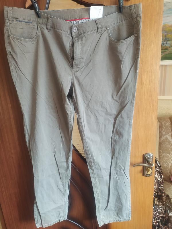 Легкие летние джинсы брюки большой размер фирменные Hiltl — цена 350 грн в каталоге Джинсы