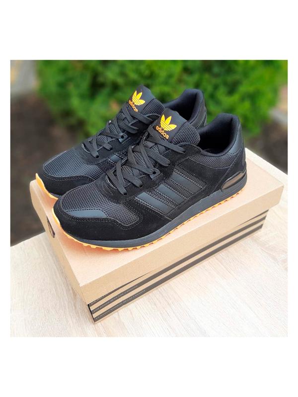 Кроссовки мужские adidas zx 750 черные / кросівки чоловічі адидас ...