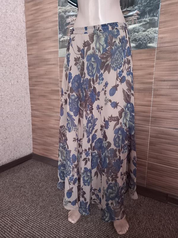 Красивая шифоновая юбка — цена 280 грн в каталоге Миди юбки Купить женские вещи по доступной