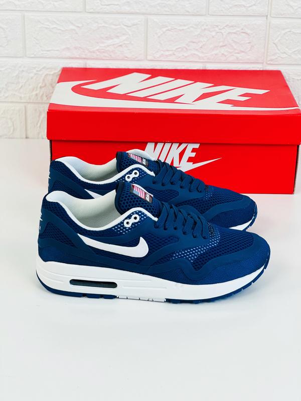 Кроссовки мужские летние nike air max 90 синие кросовки лето сетка найк ...