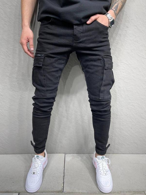 Мужские чёрные джогеры штаны чёрного цвета — цена 1295 грн в каталоге ...