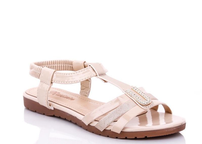 Шикарні модні стильні босоніжки бежеві — ціна 165 грн у каталозі