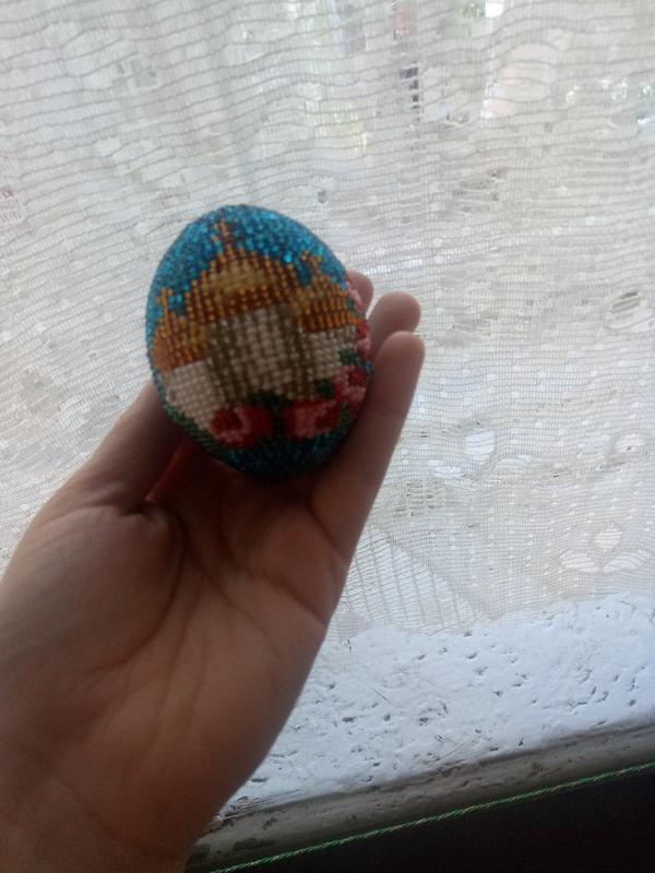 Яйце з бісеру — ціна 252 грн у каталозі Сувеніри Купити товари для дому та побуту за доступною