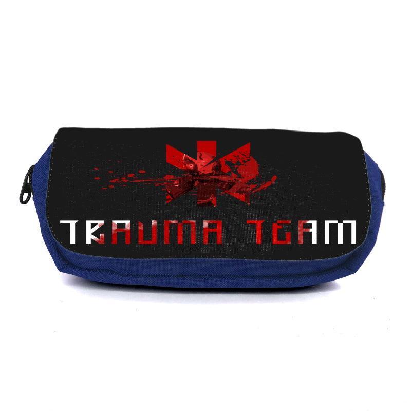 Школьный пенал киберпанк органайзер универсальный Cyberpank 005 Blue