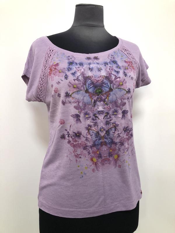 Футболка фиолетовая — цена 35 грн в каталоге Футболки Купить женские вещи по доступной цене на