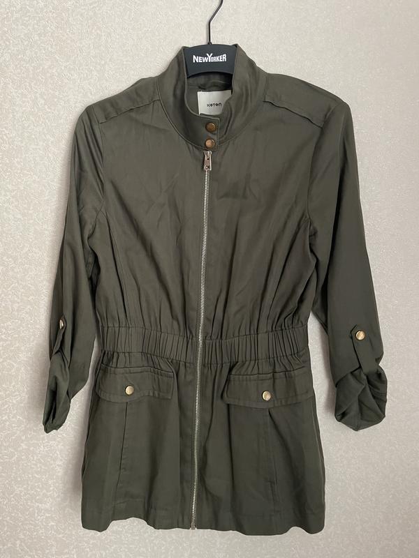 Ветровка хаки котон турция — цена 399 грн в каталоге Куртки Купить женские вещи по доступной