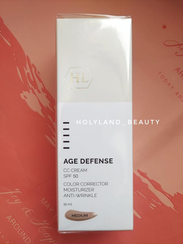 Тональний крем для обличчя age defense cc cream spf 50 50 ml holy land ...