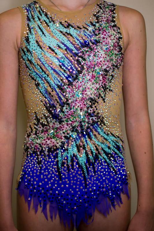 Авторский купальник для художественной гимнастики — цена 7400 грн в