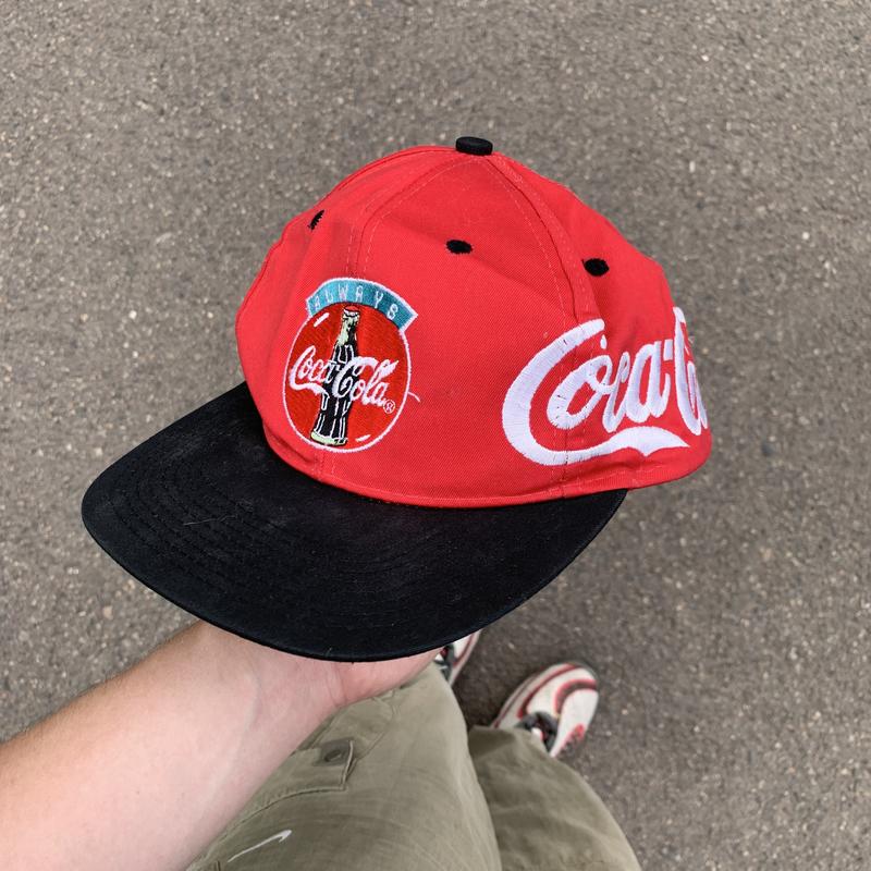 Vintage coca cola baseball cap винтажная кепка бейсболка мужская кока ...