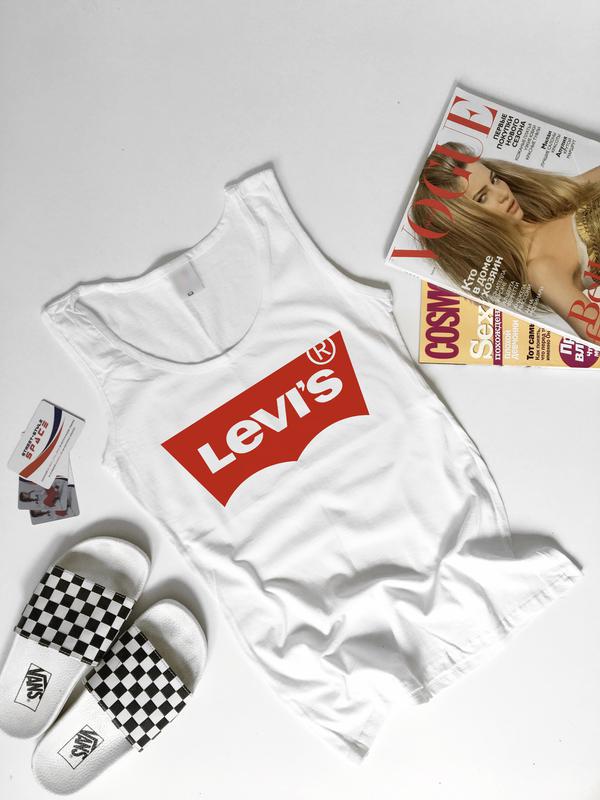 Майка levis все размеры / разные цвета — цена 464 грн в каталоге Майки ...