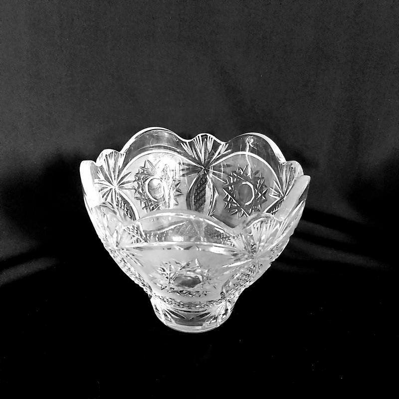 Ваза для цукерок кришталева салатниця вінтажна — ціна 500 грн у каталозі Вази для цукерок Купити
