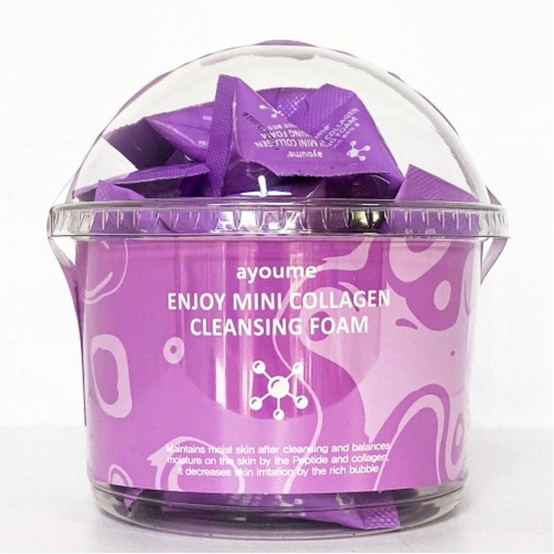 Пінка для вмивання з колагеном ayoume enjoy mini collagen cleansing ...