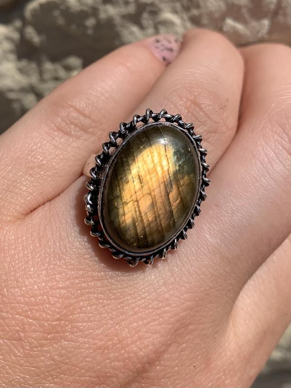 Кільце лабрадор — ціна 295 грн у каталозі Кільця і персні Купити аксесуари за доступною ціною на