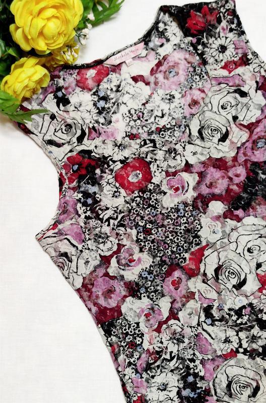 Красива блуза топ michele hope візерунок квіти — ціна 149 грн у ...