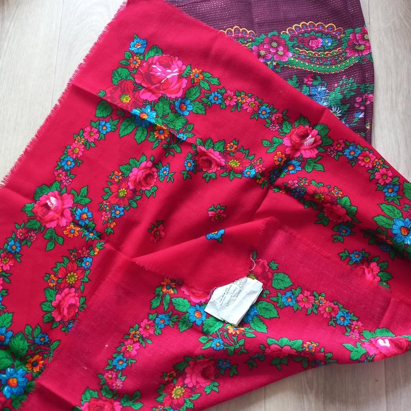 Вовняну хустку — ціна 73 грн у каталозі Шарфи Купити аксесуари за доступною ціною на Шафі