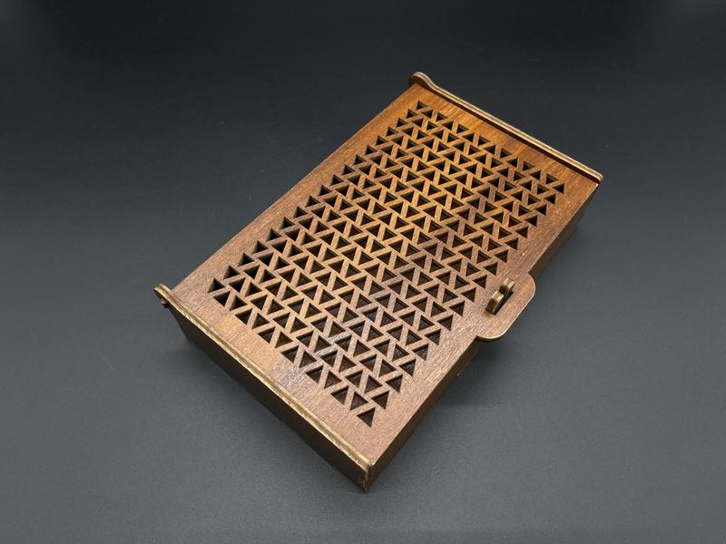 Шкатулка купюрница з фанери колір яблуня 18х11х4см — ціна 250 грн у каталозі Скриньки Купити