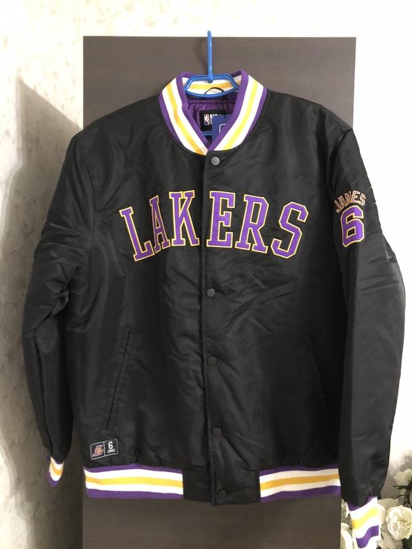 Бомбер los angeles lakers nba — цена 1600 грн в каталоге Куртки Купить ...