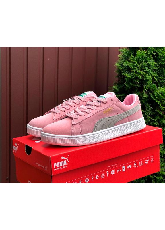 Кроссовки женские puma suede classic розовые / кросівки жіночі пума ...