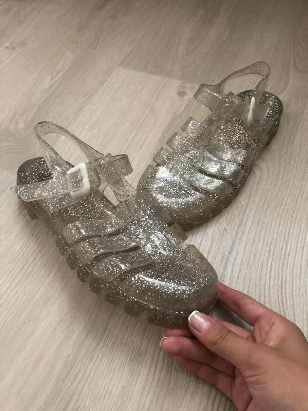 Сандалі прозорі з блискітками — цена 129 грн в каталоге Сандалии Купить женские вещи по