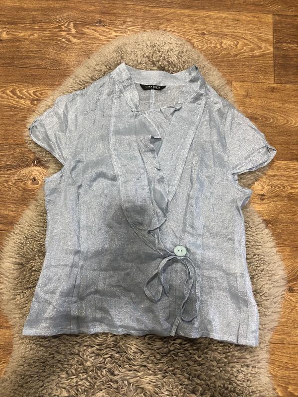 Шикарная льняная блуза cara lotti paris — цена 200 грн в каталоге Блузы ...