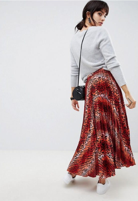 Яскрава спідниця плісе — ціна 690 грн у каталозі Довгі спідниці Купити жіночі речі за доступною