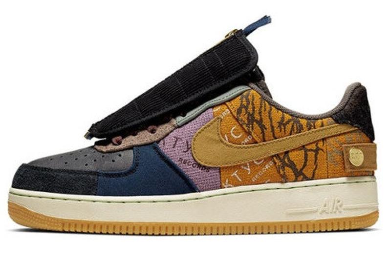 Женские кроссовки nike air force 1 low travis scott cactus jack (найк ...