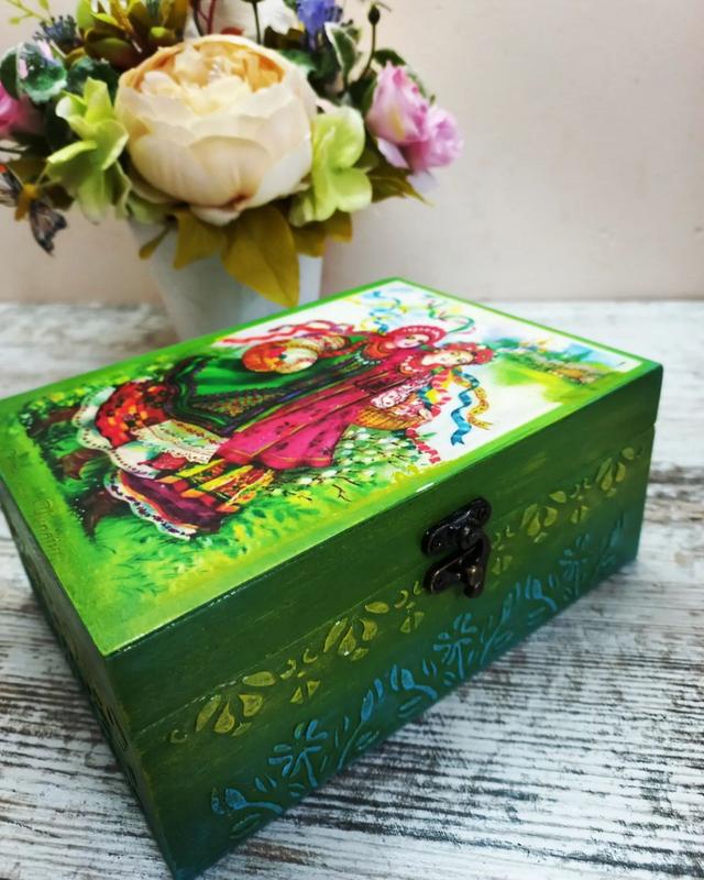 Скринька українки — цена 500 грн в каталоге Шкатулки Купить товары для дома и быта по