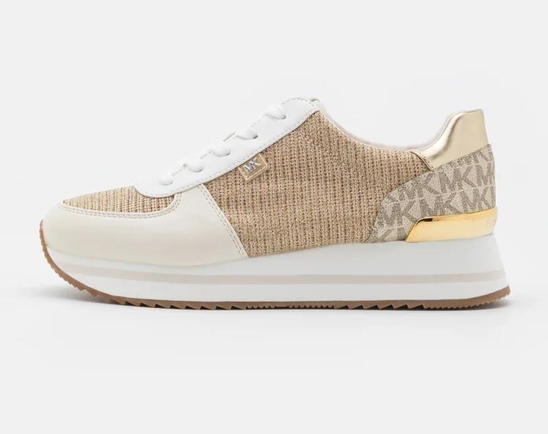 Кроссовки michael kors monique trainer pale gold майкл корс — цена 3000 ...