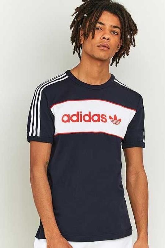Оригінальна футболка адідас бавовняна футболка adidas originals темно ...