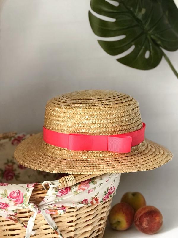 Шляпа соломенное канотье — ціна 260 грн у каталозі Капелюхи Купити аксесуари за доступною ціною