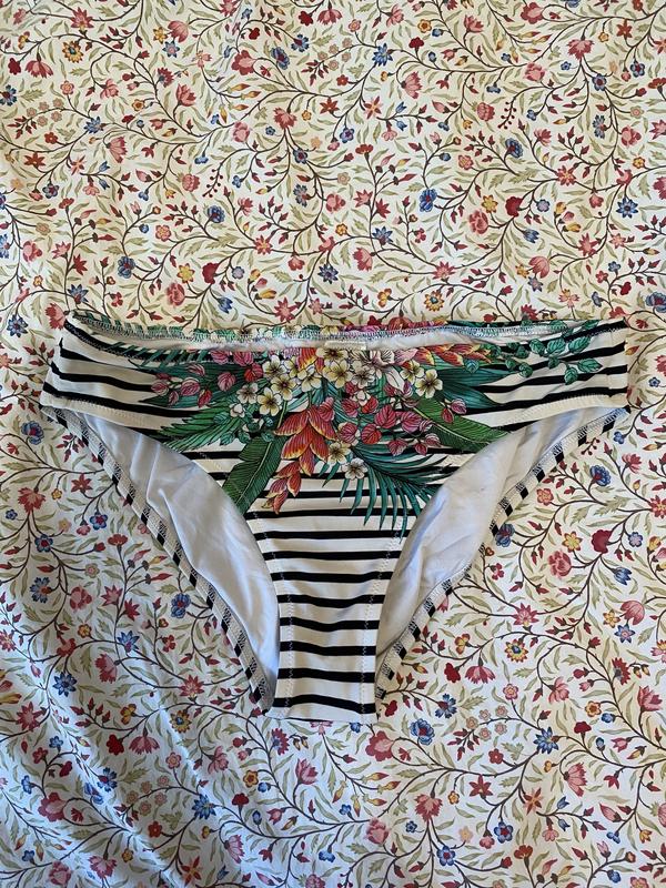 Плавки трусы купальник бикини в полоску zara mango — цена 49 грн в ...