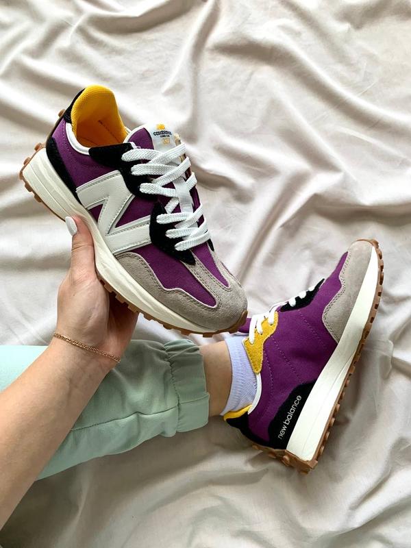 New balance 327 violet , жіночі літні кросівки нью баланс фіолетові ...