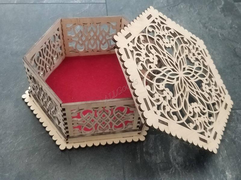 Шкатулка деревяна з фанери — ціна 200 грн у каталозі Скриньки Купити товари для дому та побуту