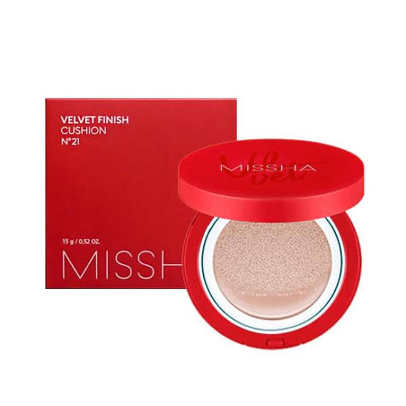 Тональный кушон с матовым финишем missha velvet finish cushion spf50 ...