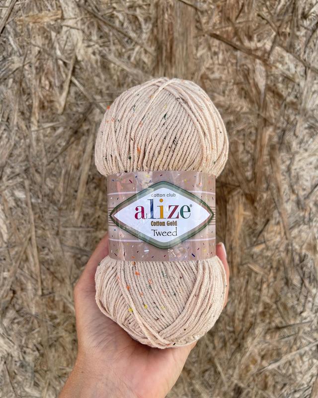 Пряжа Alize Cotton Gold Tweed — ціна 85 грн у каталозі Вязання Купити товари для спорту за